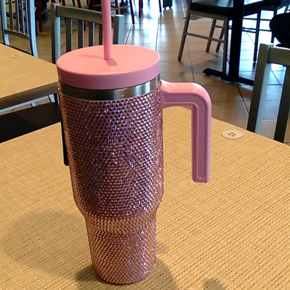 Other | Hydrapeak Bling Water Bottle Cup Rhinestone Pink Limited ...